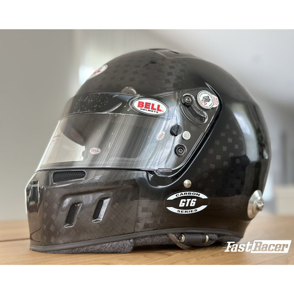 Bell GT6 RD-4C Carbon Racing Helmet - Radio, 4-Pin IMSA Connector ...