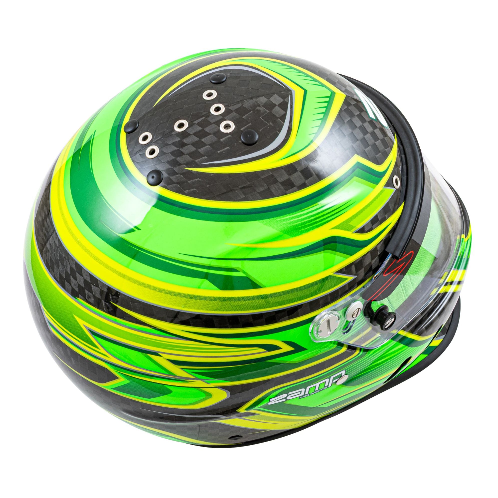 Zamp RZ-67D Carbon Dirt Performance Race Helmet / Color Match Interior ...