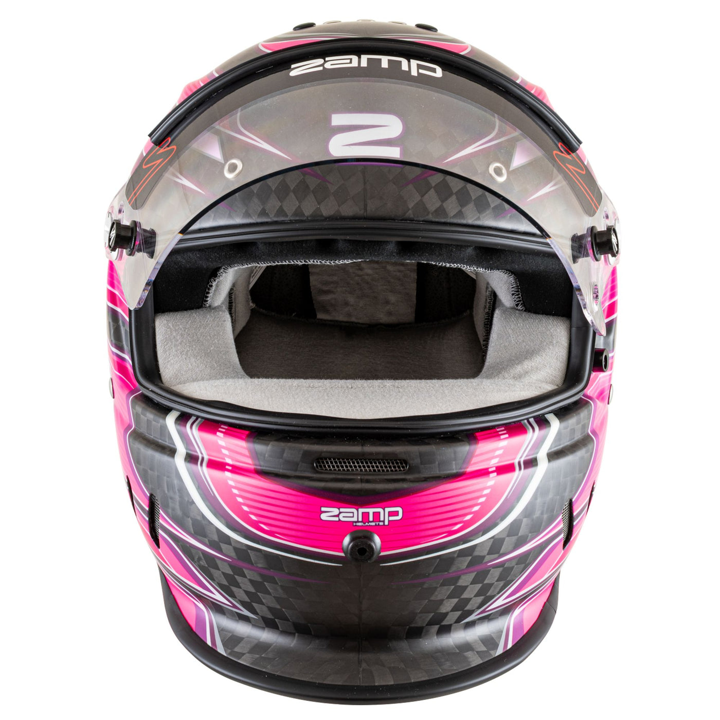 Zamp RZ-67D Carbon Dirt Performance Race Helmet / Color Match Interior ...