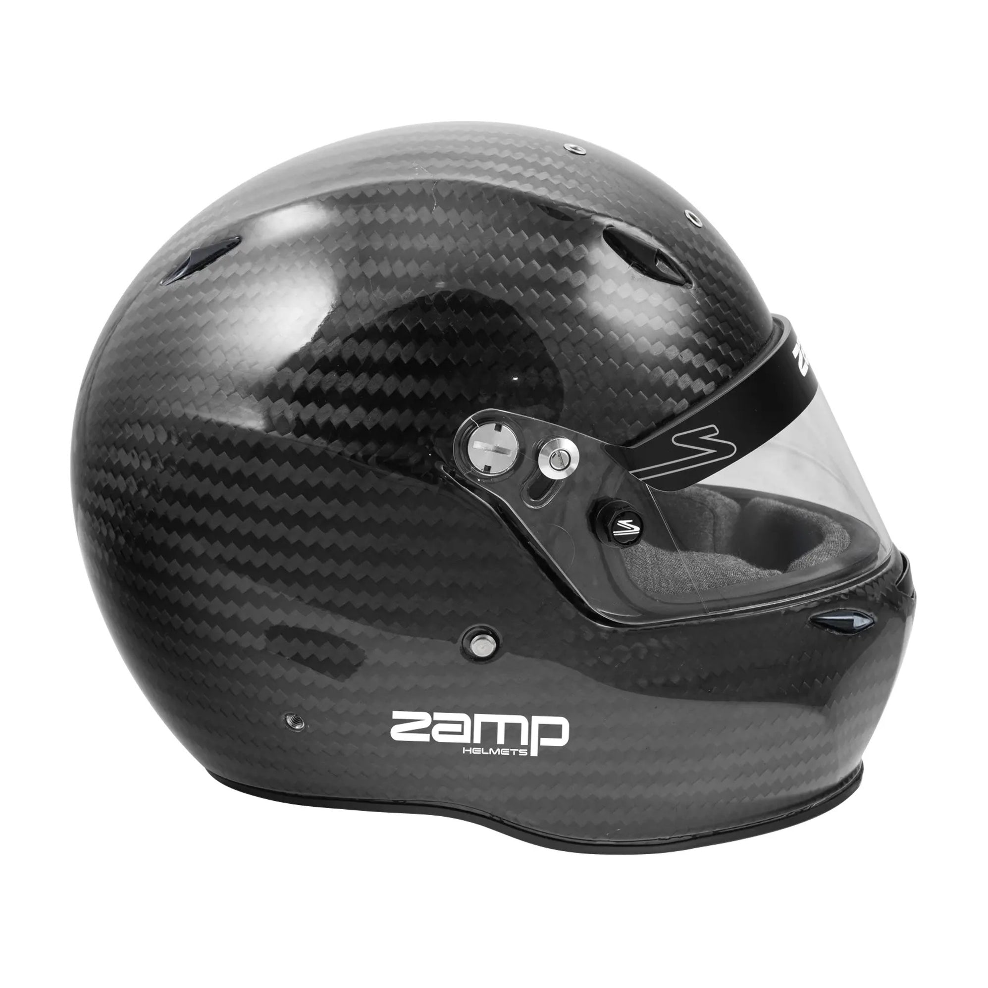Zamp ZR-90 Gloss Carbon Racing Helmet FIA 8860-2018 Snell SA2020 — FAST ...