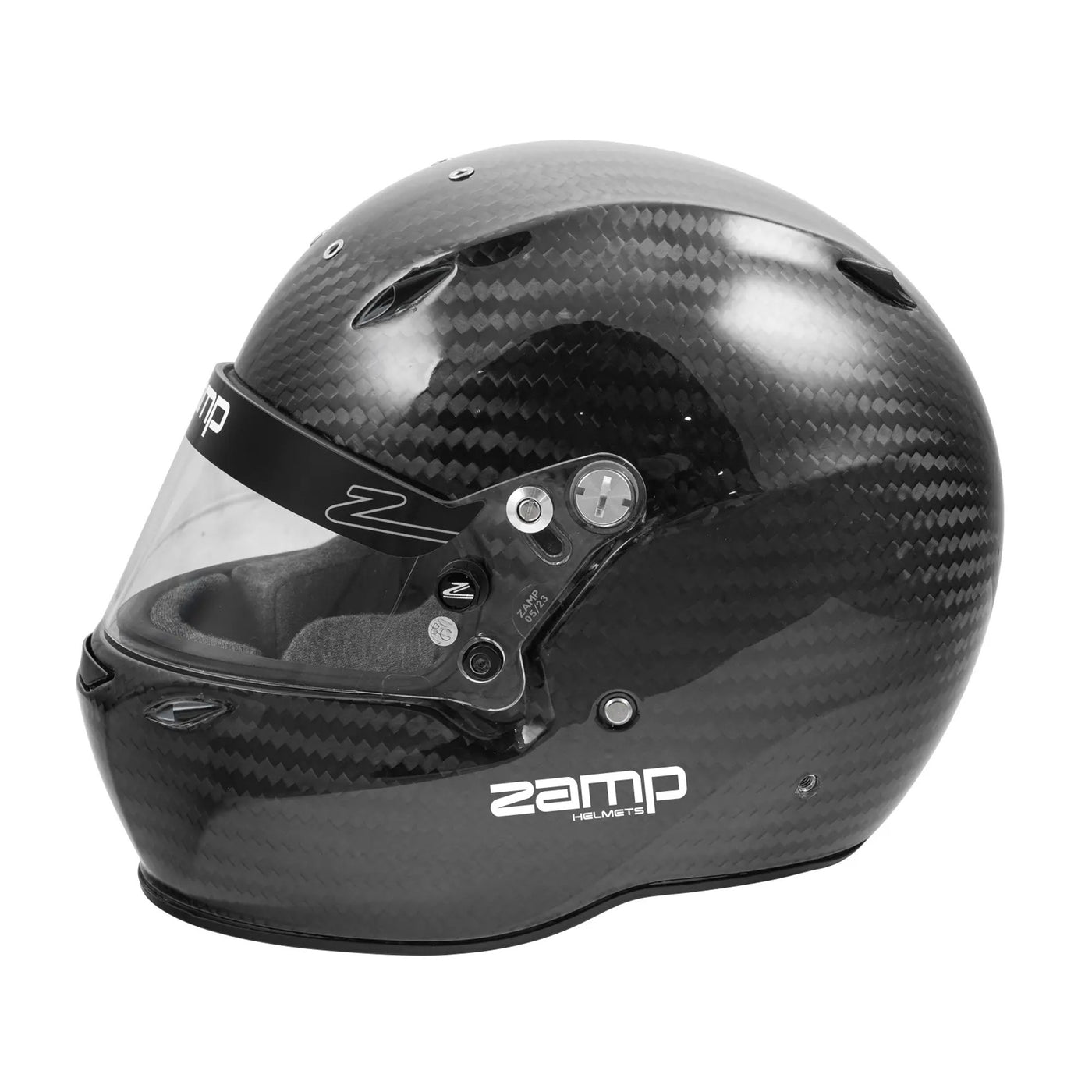 Zamp ZR-90 Gloss Carbon Racing Helmet FIA 8860-2018 Snell SA2020 — FAST ...