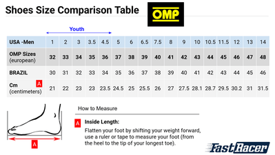 OMP KS-1R Kart Shoes - Fast Racer — FAST RACER