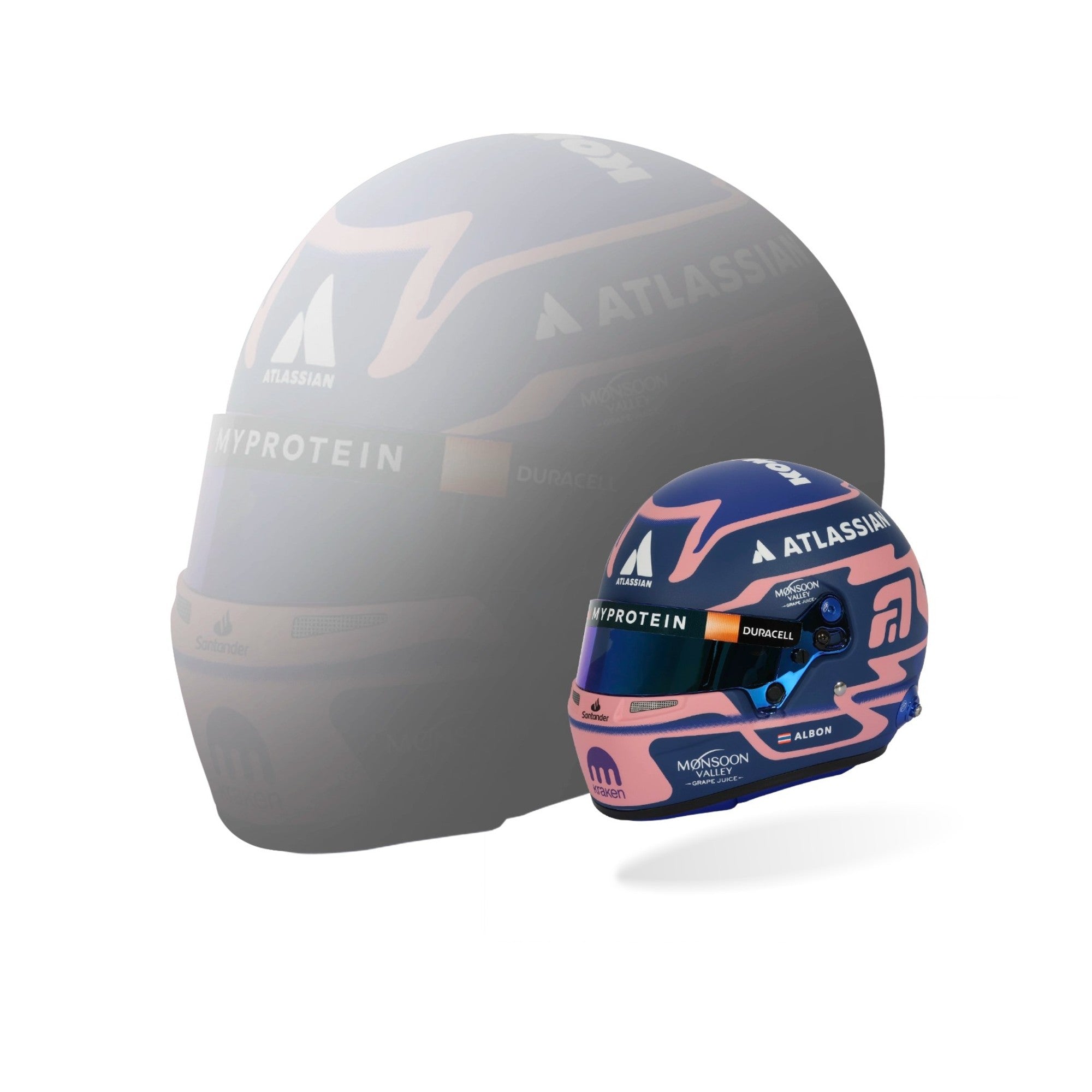 Buy Bell 1:2 Scale F1 Mini Helmet Alex Albon / Williams - 2025 Season ...