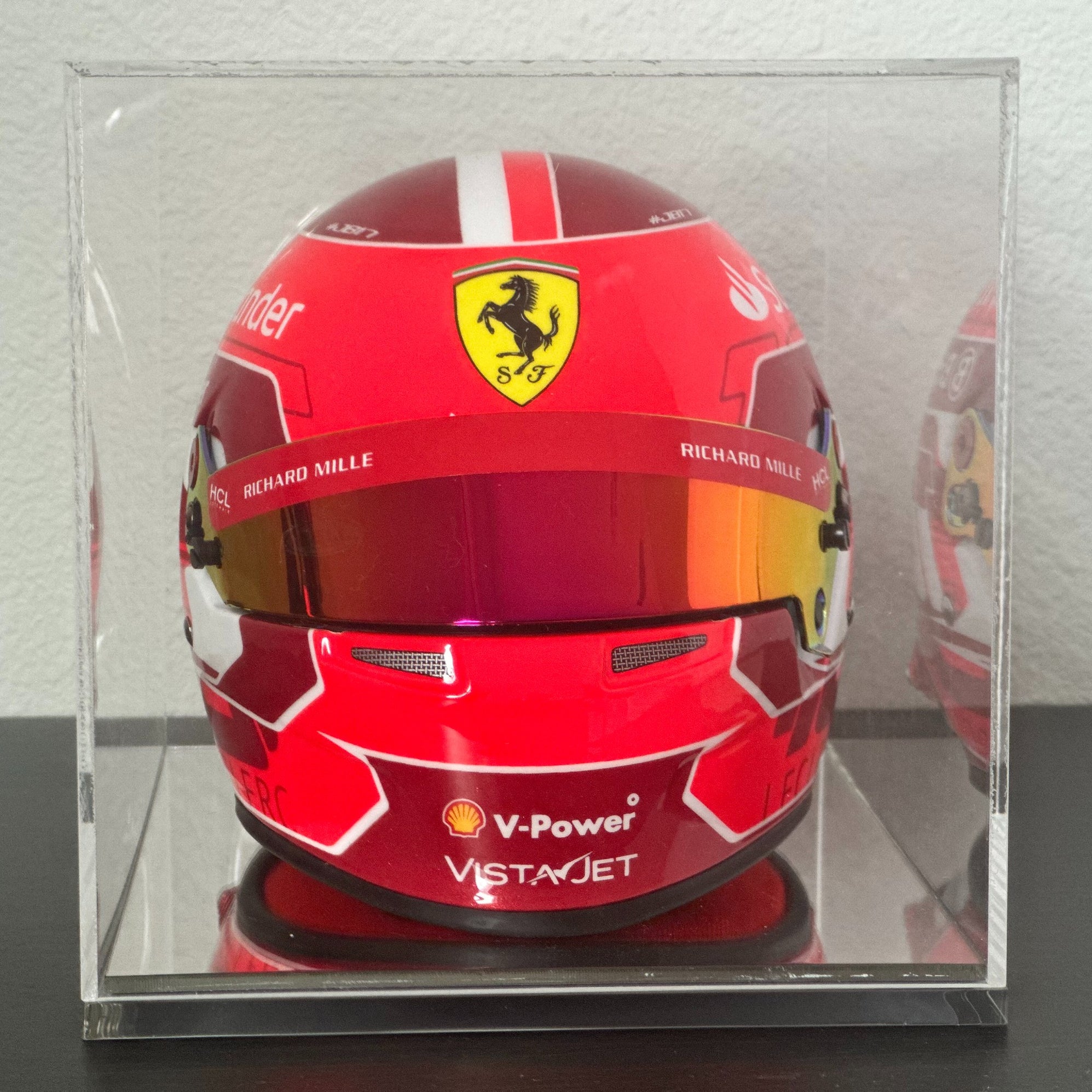 Bell Half Scale Mini Helmet Clear Plexiglass Display Case - Fast Racer ...