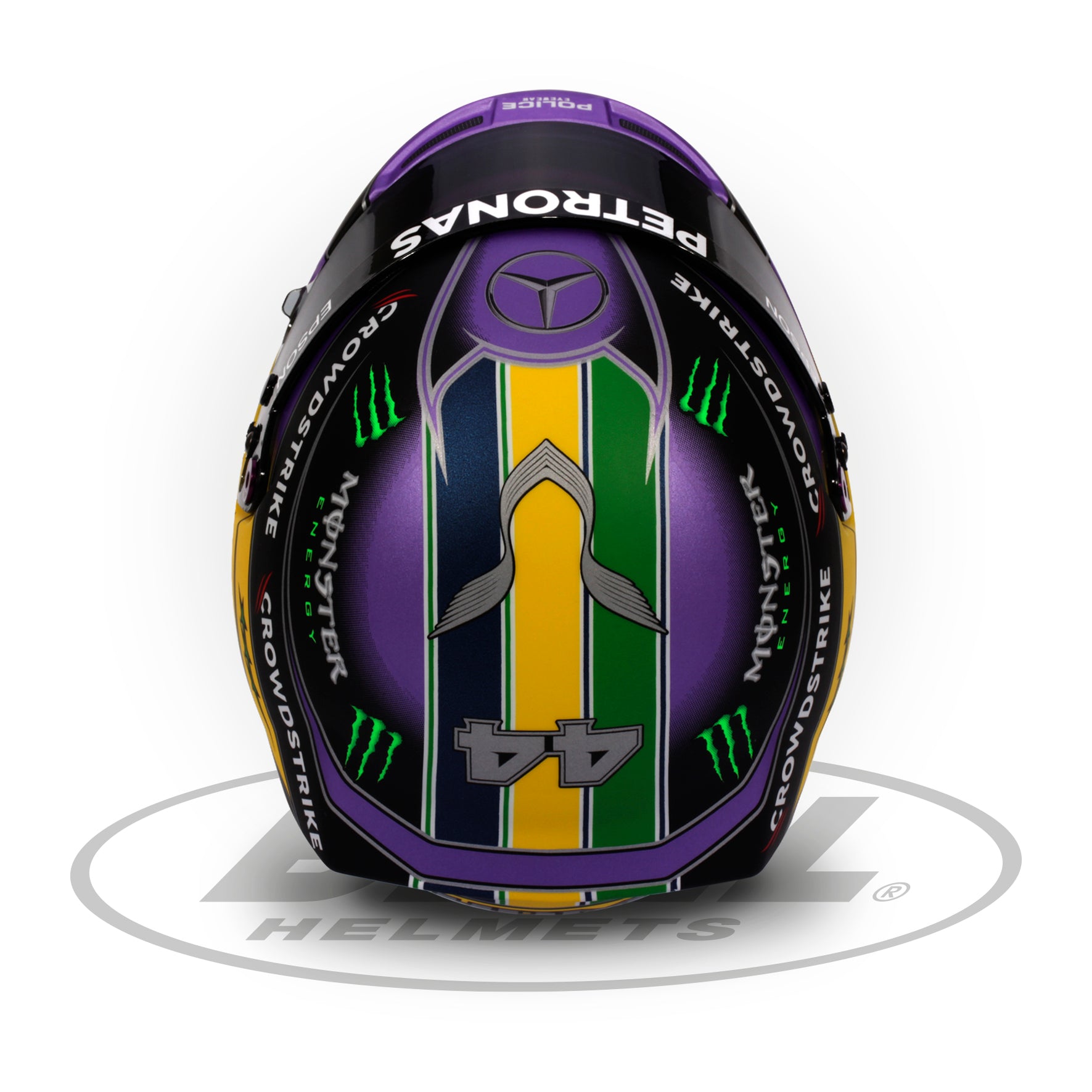 Bell 1:2 Scale Mini Helmet Lewis Hamilton Brazil GP 2021 - Fast Racer ...