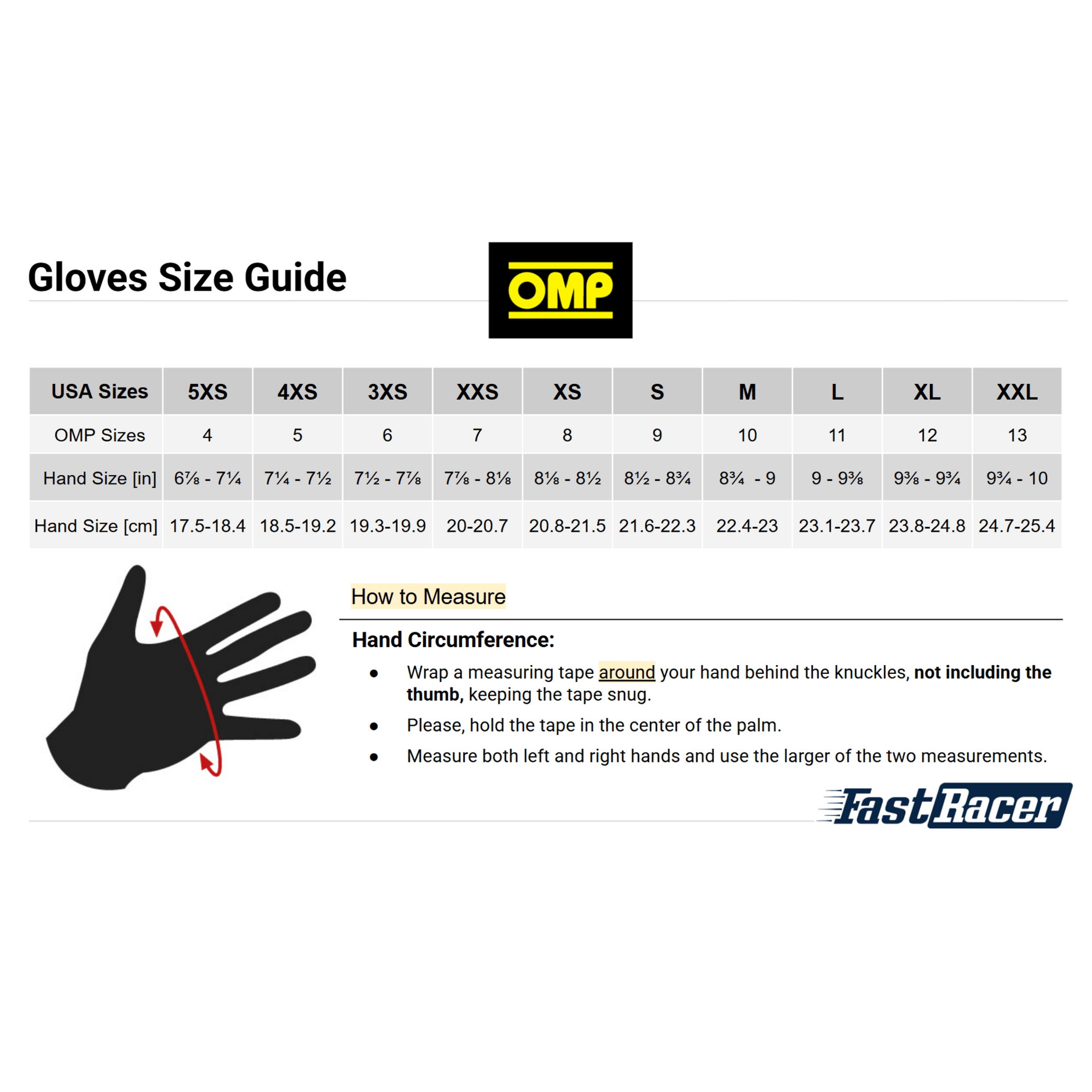 OMP KS-2R Professional Karting Gloves - Fast Racer — FAST RACER