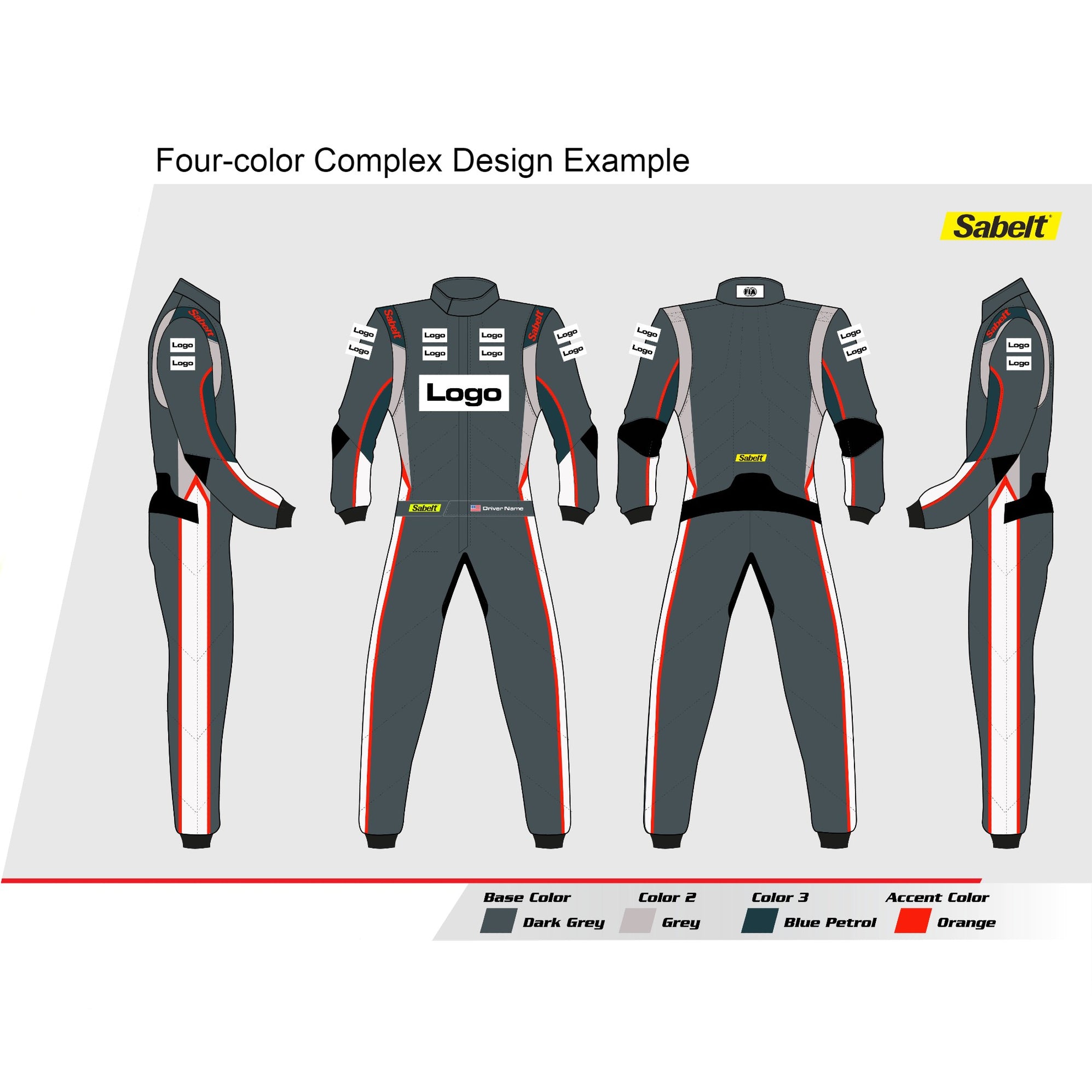 Sabelt TS-10 Printed Custom Racer Suit, Custom-fitted - Fast Racer — FAST RACER