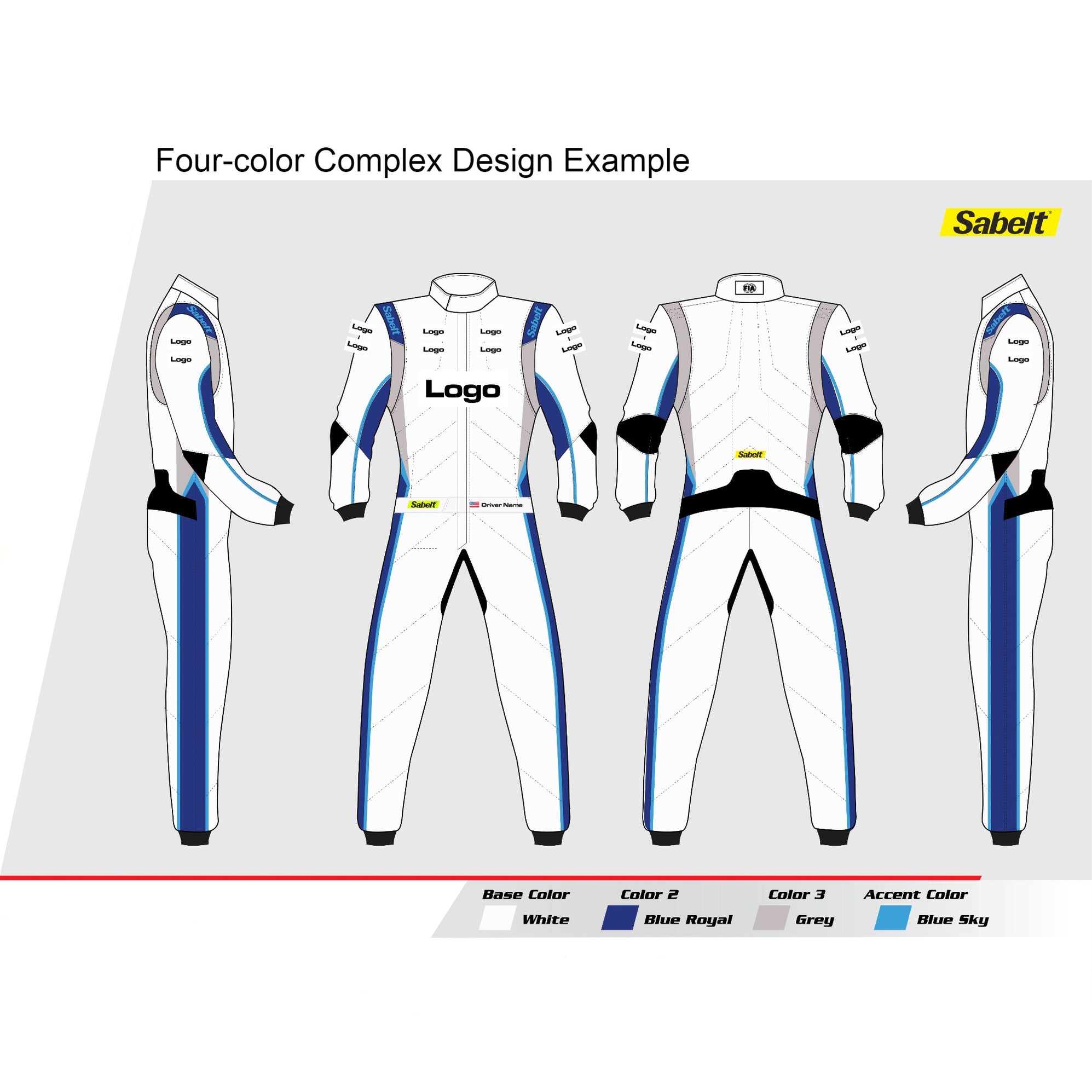 Sabelt TS-10 Printed Custom Racer Suit, Custom-fitted - Fast Racer ...