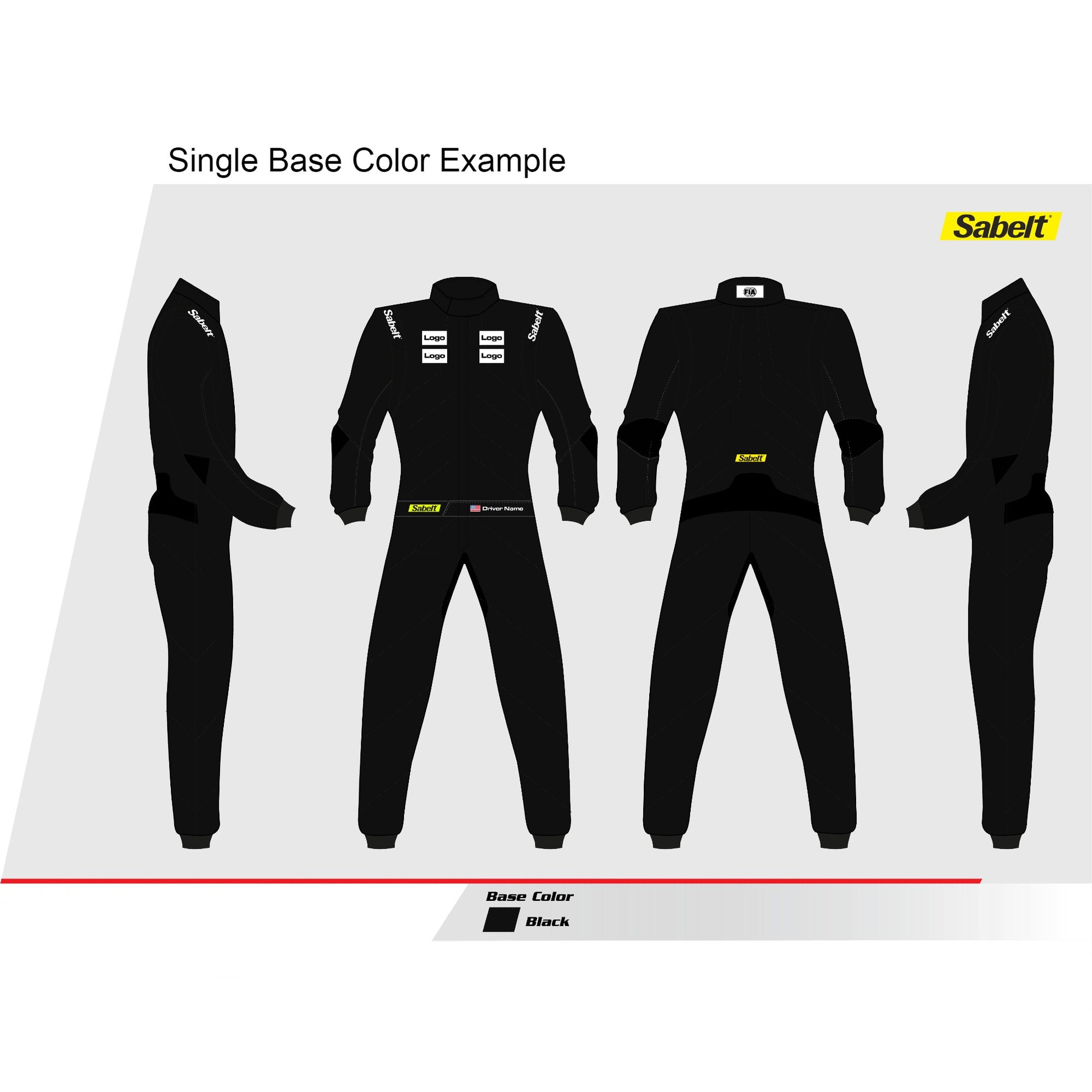 Sabelt TS-10 Printed Custom Racer Suit, Custom-fitted - Fast Racer ...