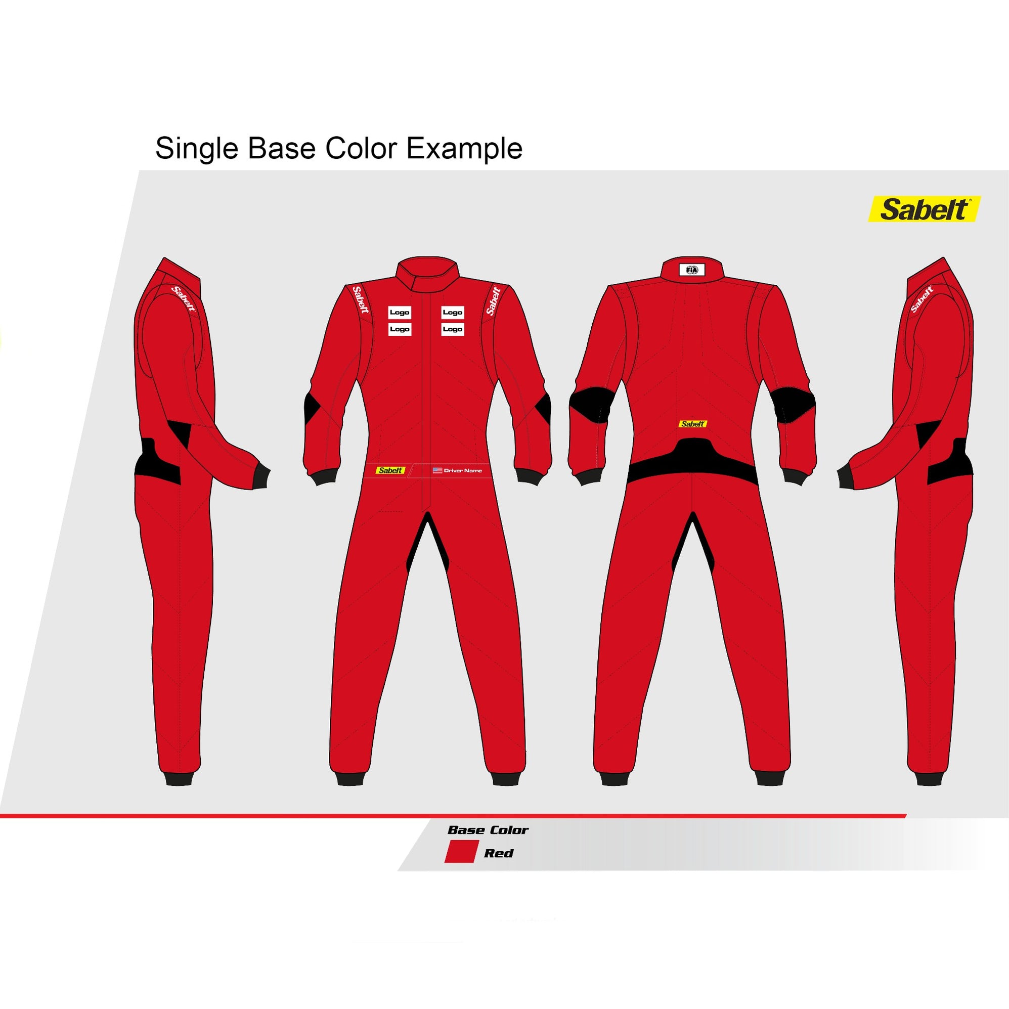 Sabelt TS-10 Printed Custom Racer Suit, Custom-fitted - Fast Racer — FAST RACER