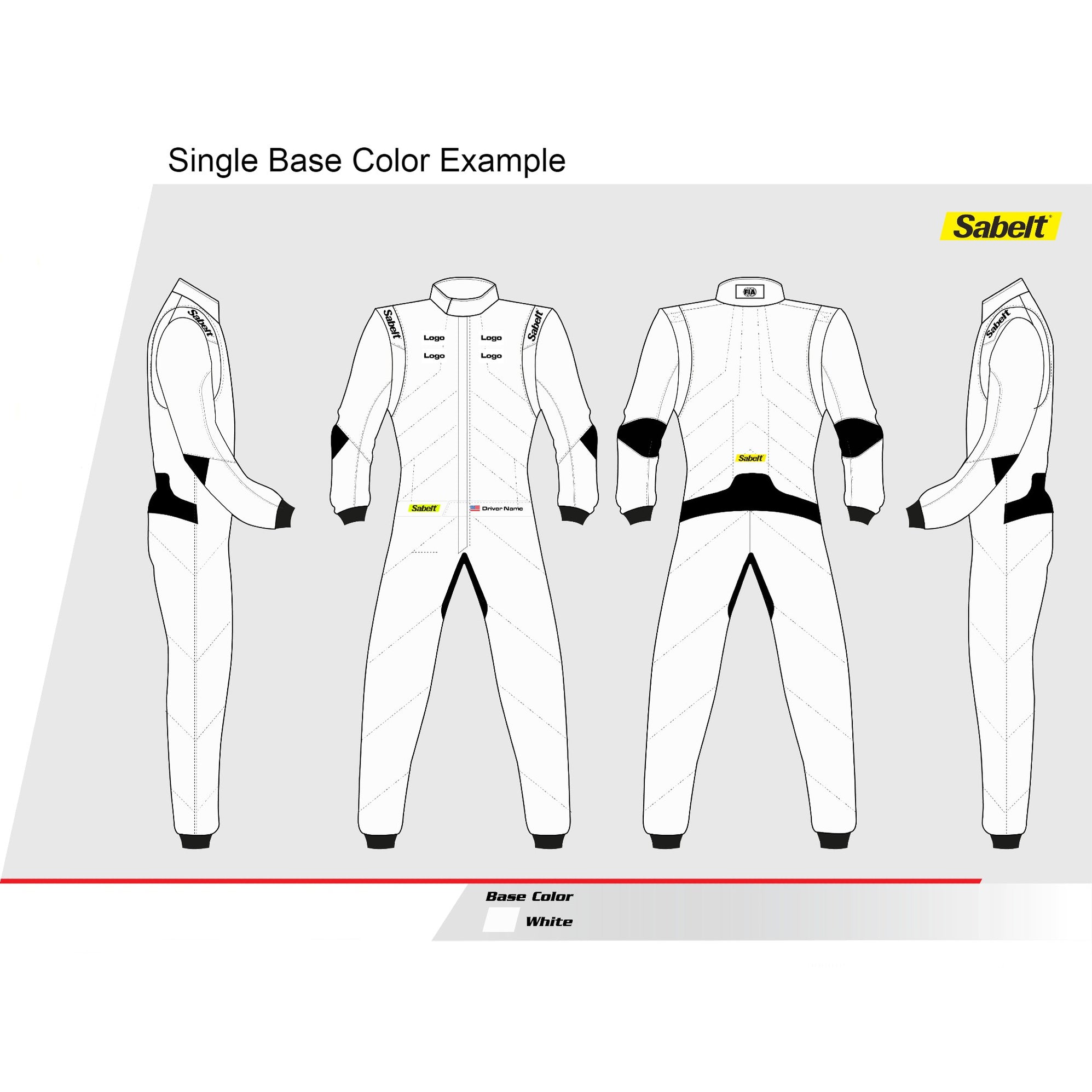 Sabelt TS-10 Printed Custom Racer Suit, Custom-fitted - Fast Racer ...