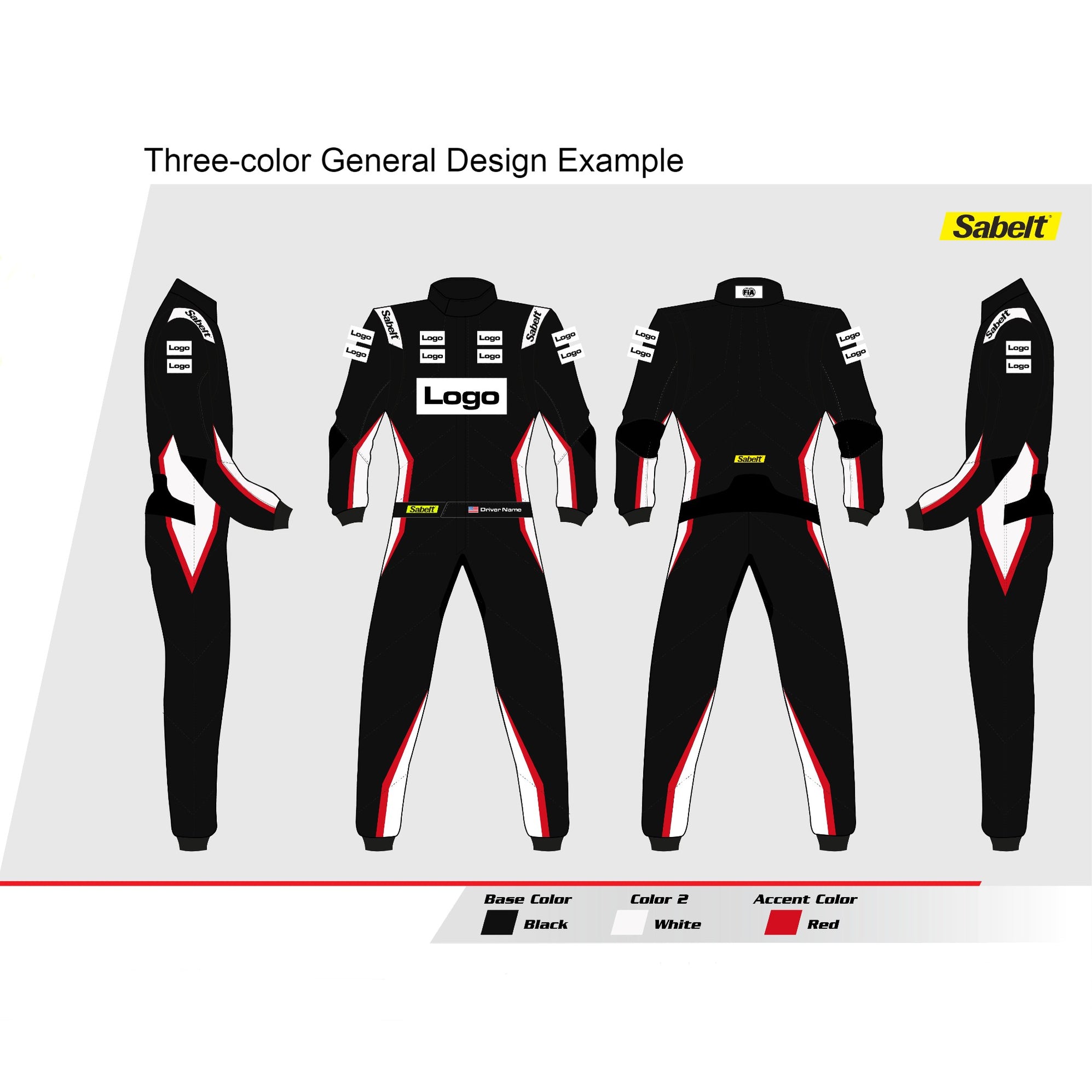 Sabelt TS-10 Printed Custom Racer Suit, Custom-fitted - Fast Racer ...