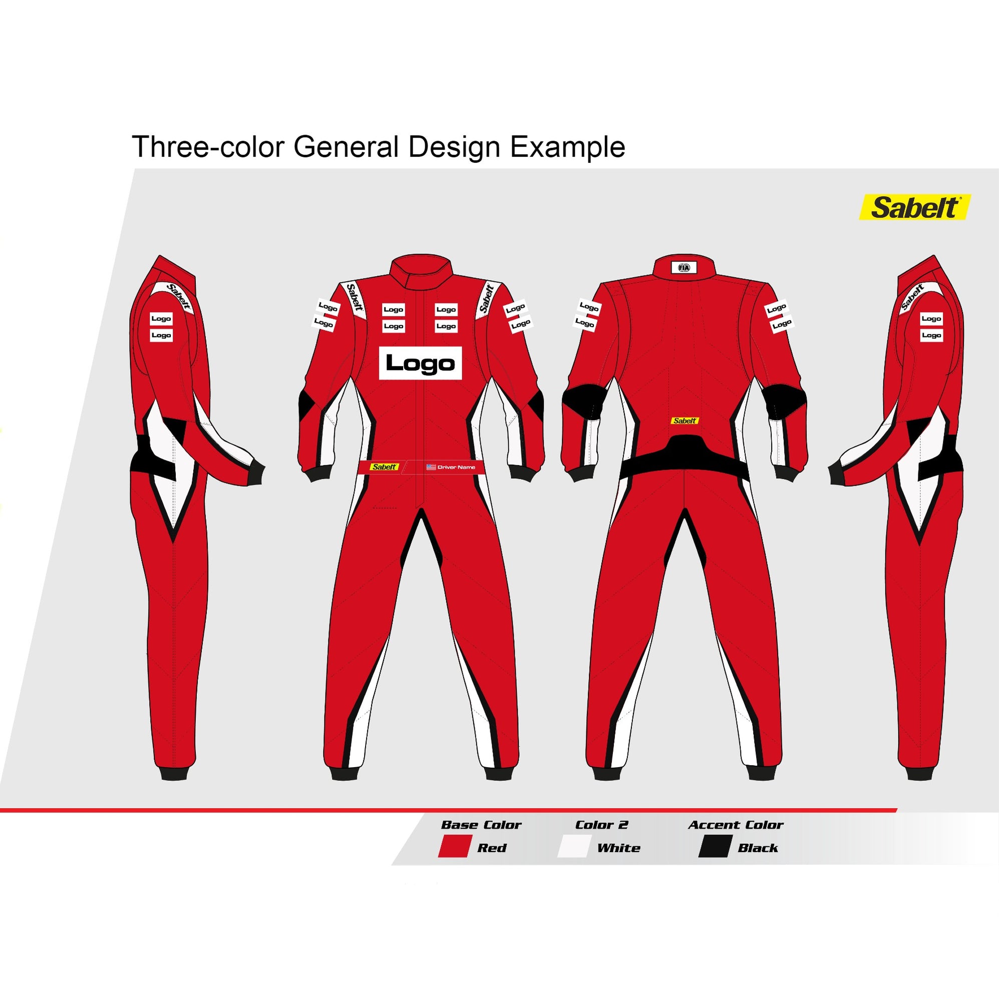 Sabelt TS-10 Printed Custom Racer Suit, Custom-fitted - Fast Racer ...