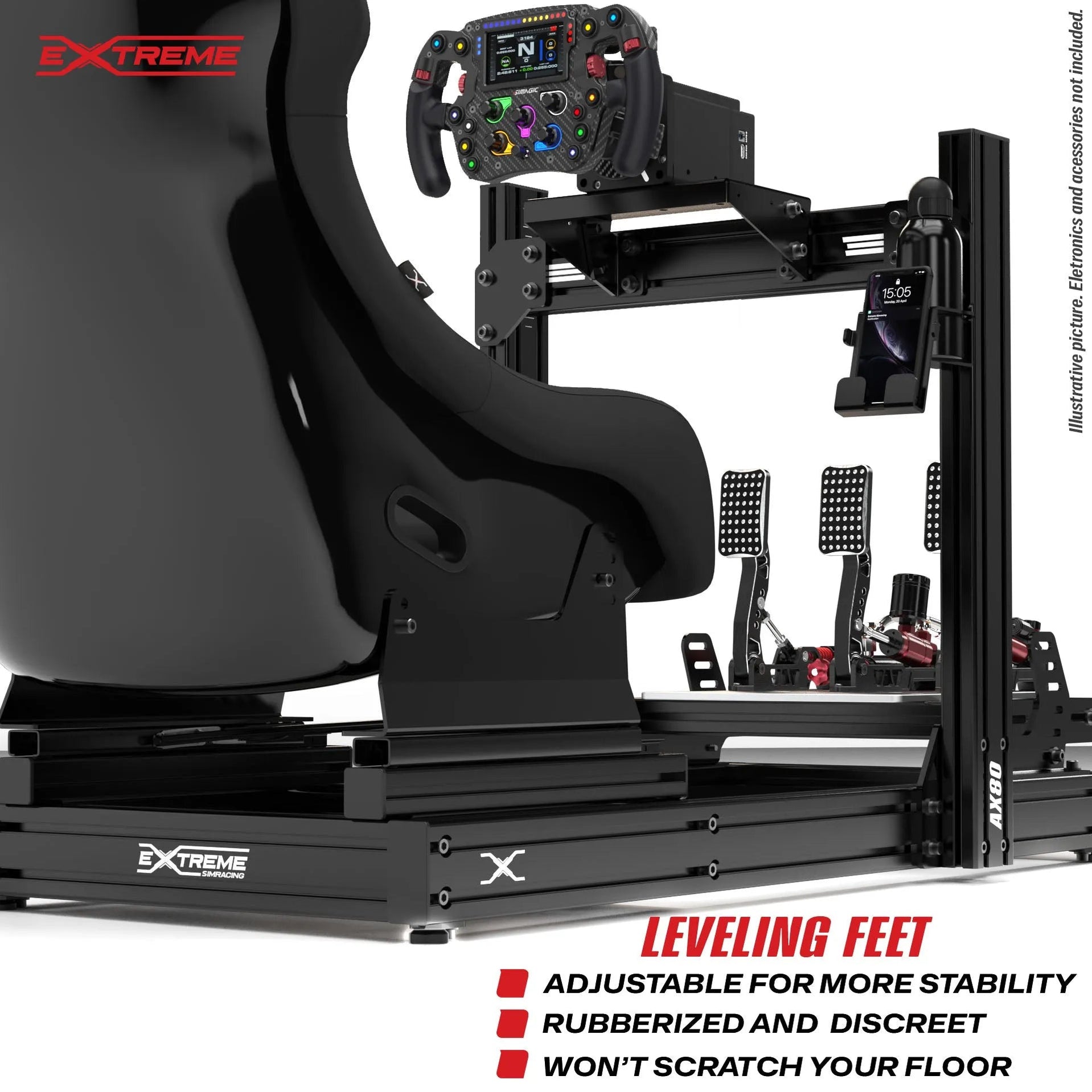 Extreme SimRacing AX80 Aluminum Profile Sim Racing Rig — FAST RACER
