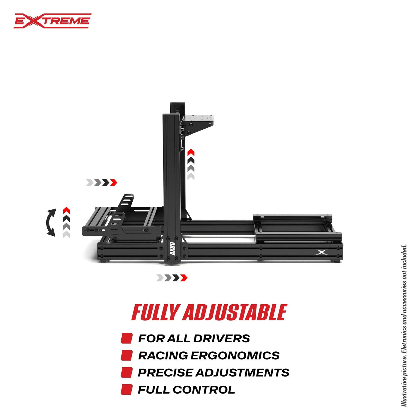 Extreme SimRacing AX80 Aluminum Profile Sim Racing Rig — FAST RACER