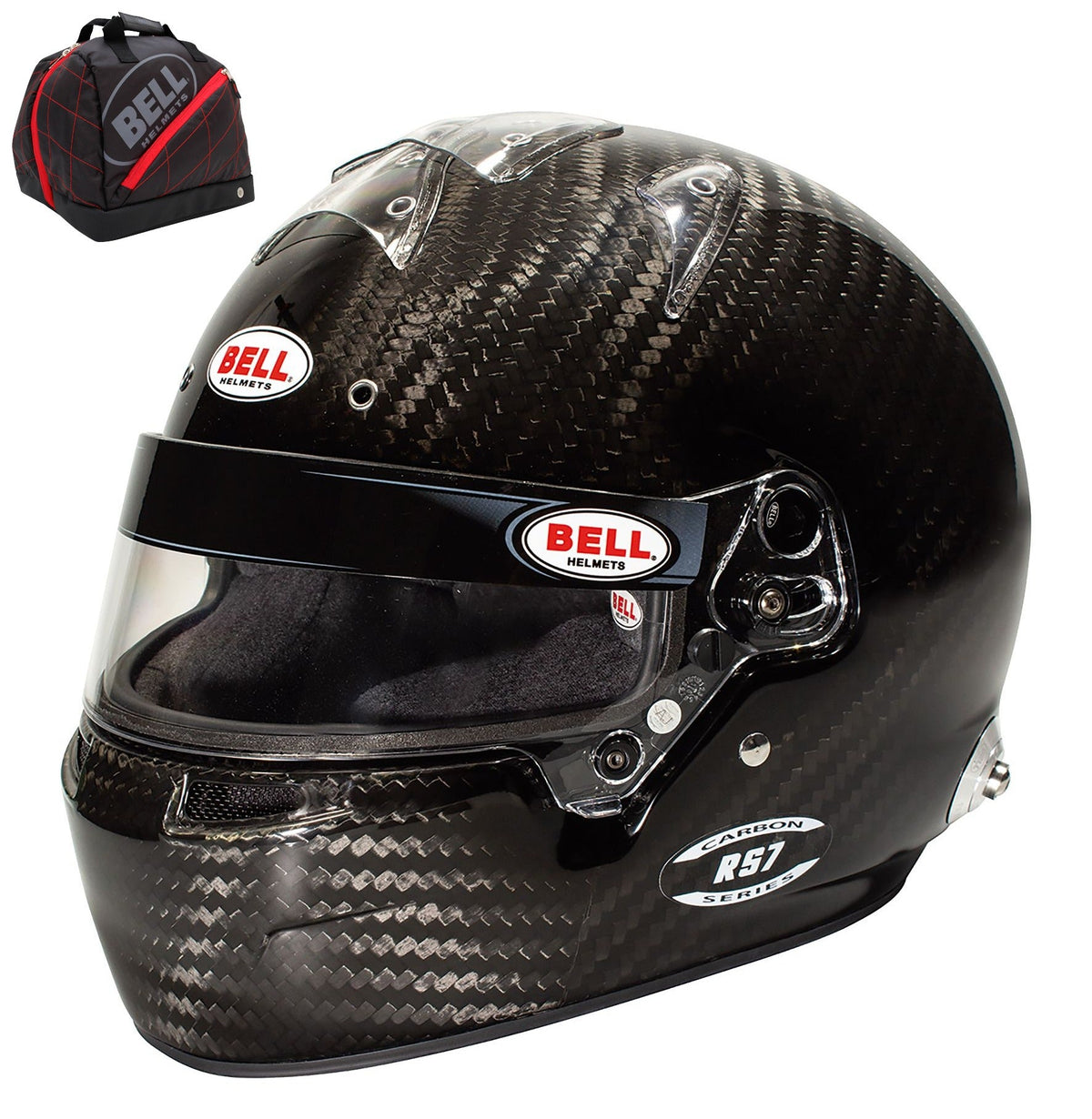 Bell RS7 Carbon Helmet With Custom Lining Colors - Fast Racer — FAST RACER