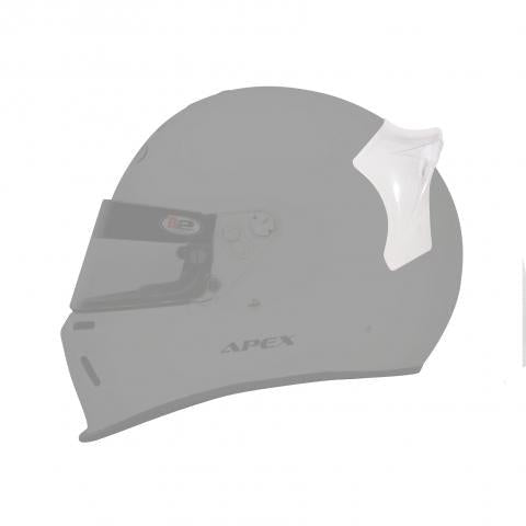 B2 Rear Spoiler Clear for APEX and VISION EV Helmets - Fast Racer ...