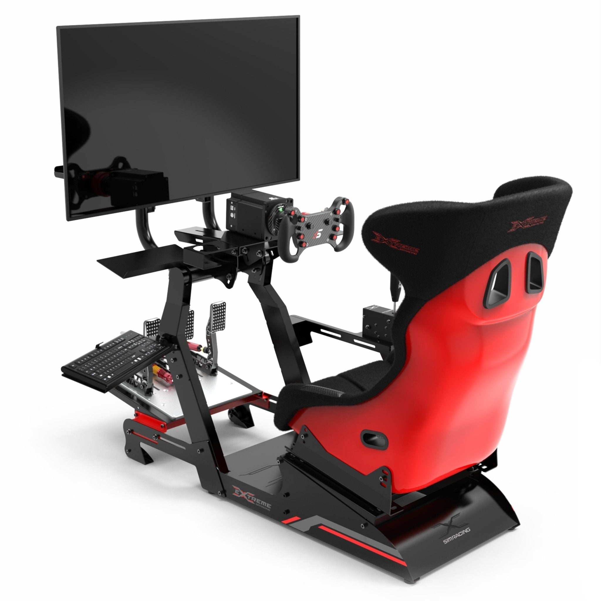 Extreme SimRacing Cockpit P1 3.0 Fully Accessorized — FAST RACER