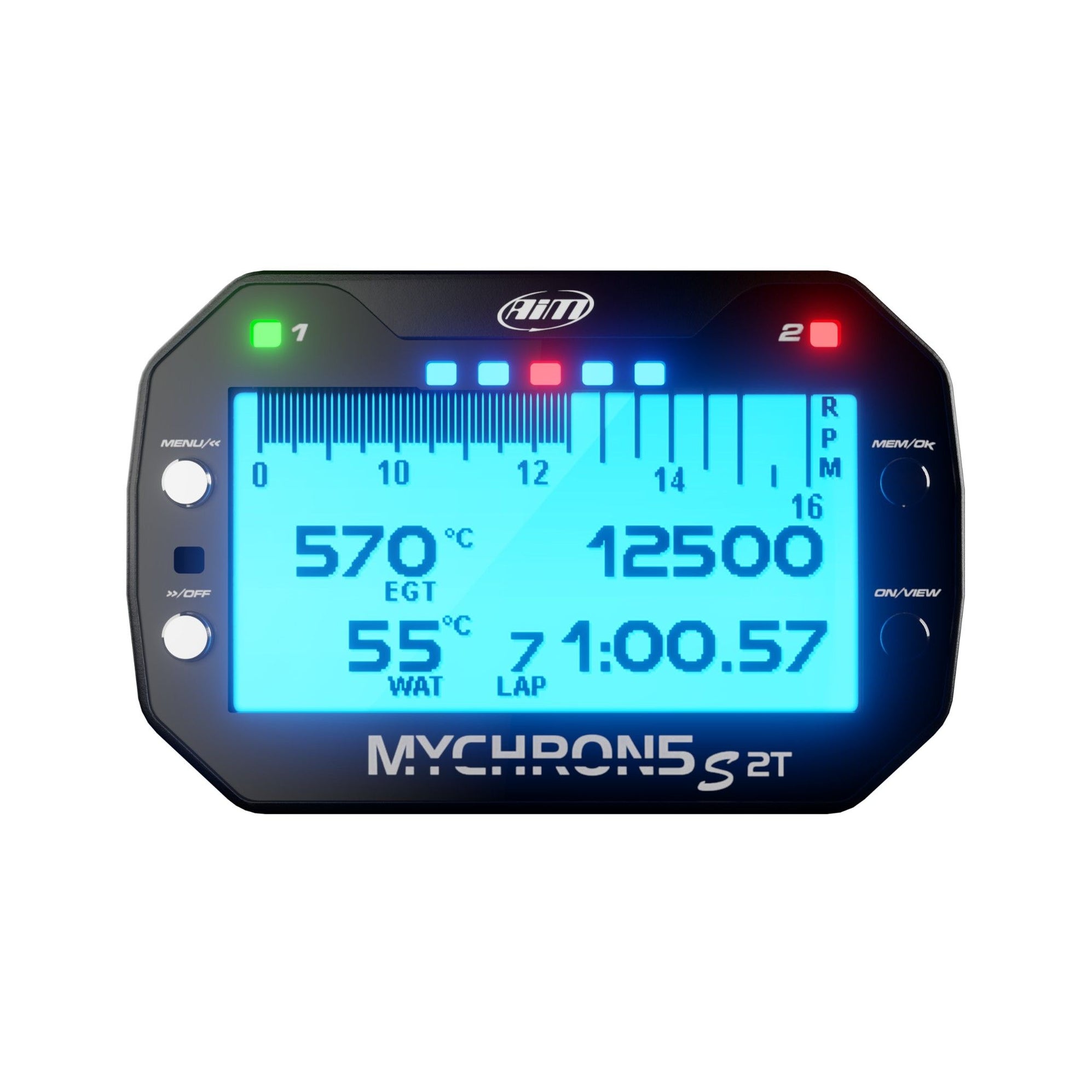 AIM MyChron5 S 2T Dash Logger / Kart Lap Timer With GPS — FAST RACER