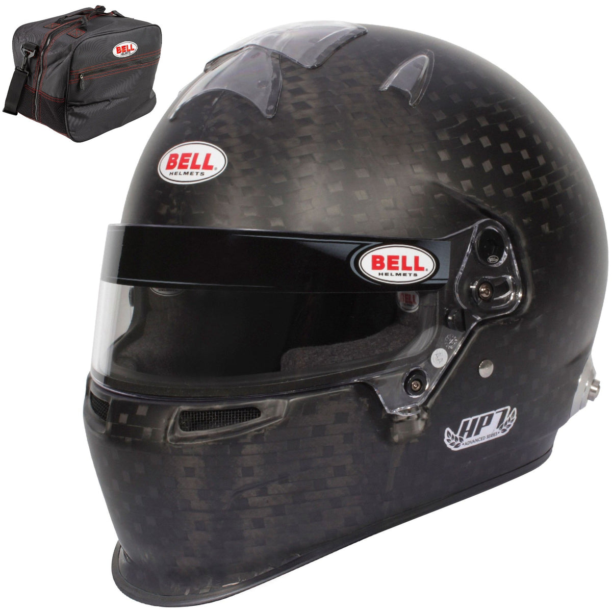 Bell HP7 Carbon Duckbill Helmet With Custom Lining Colors - Fast Racer ...