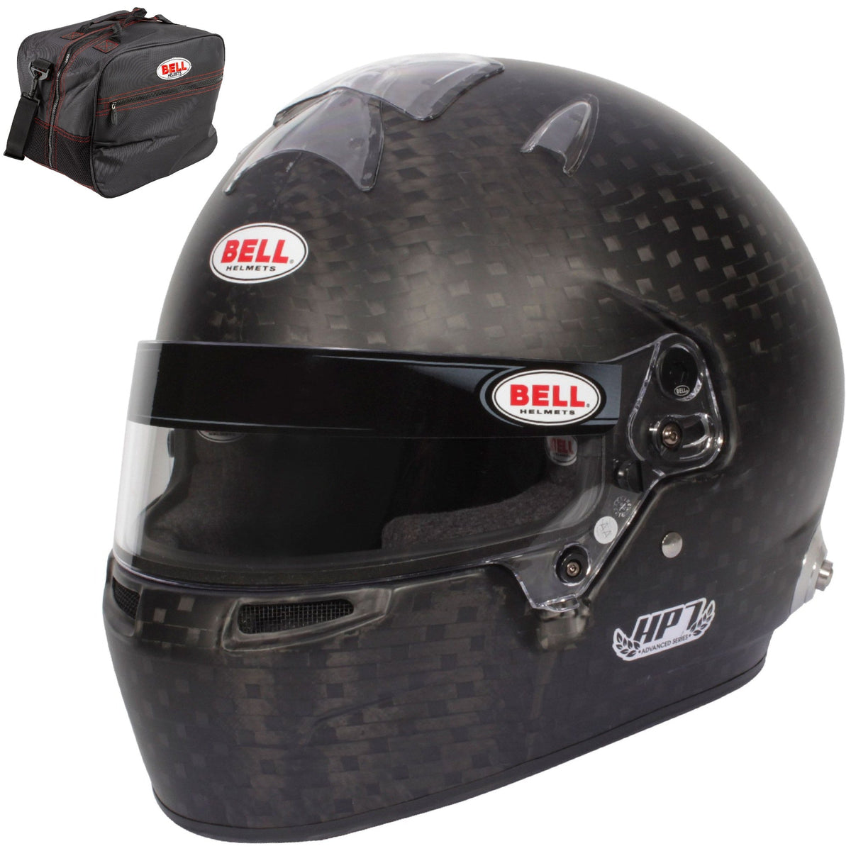 Bell HP7 Carbon NON-Duckbill Helmet With Custom Lining Colors — FAST RACER